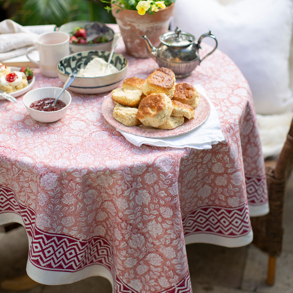 Linen and Patterned Tablecloths | Pepperwhites by Tara Dennis