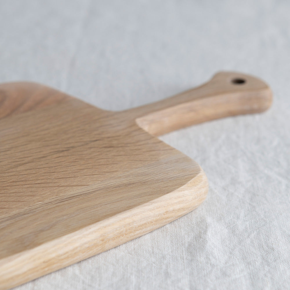 Small Oak Wood Board with Handle | Pepperwhites by Tara Dennis