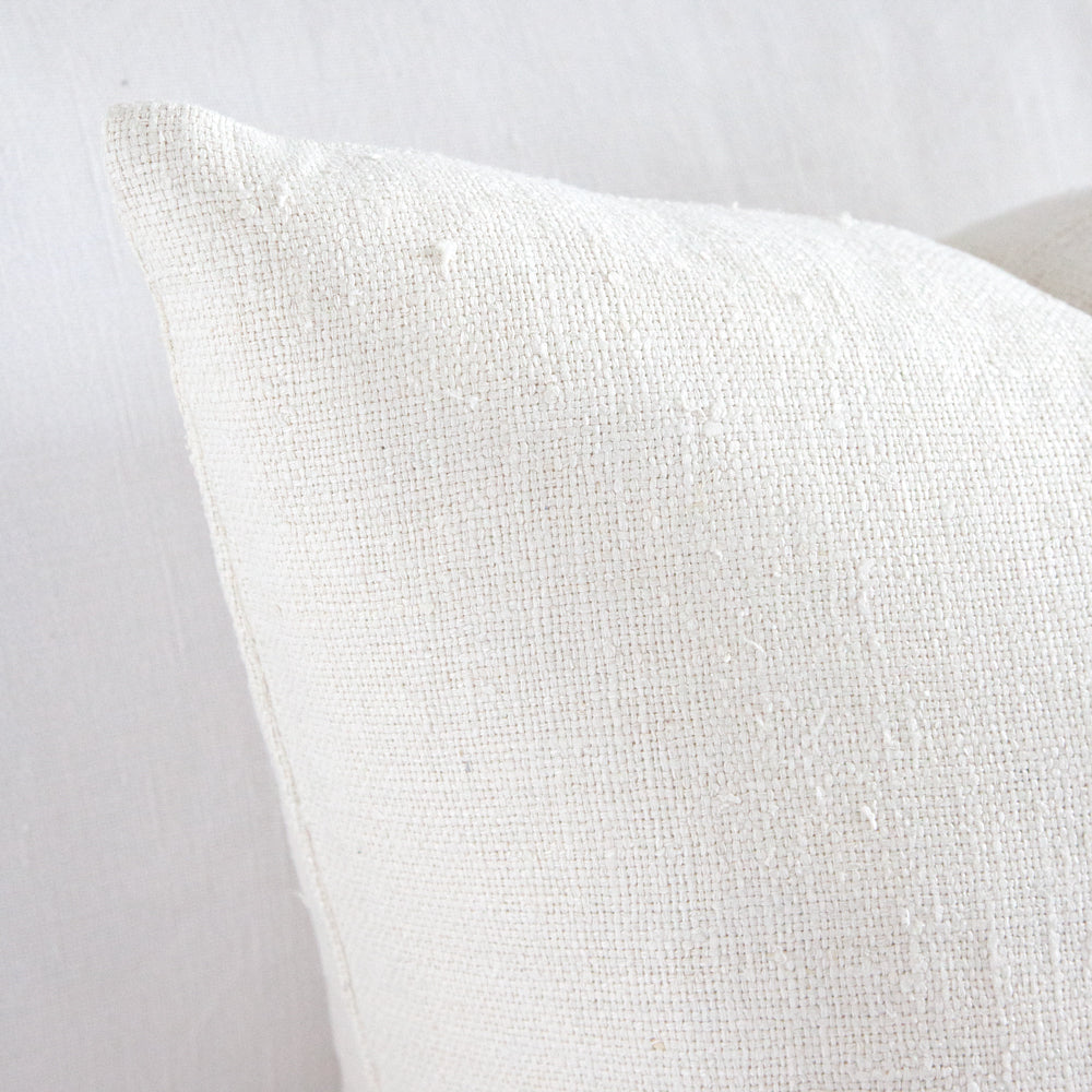 Panama Ivory Cushion 50x50cm – Pepperwhites by Tara Dennis