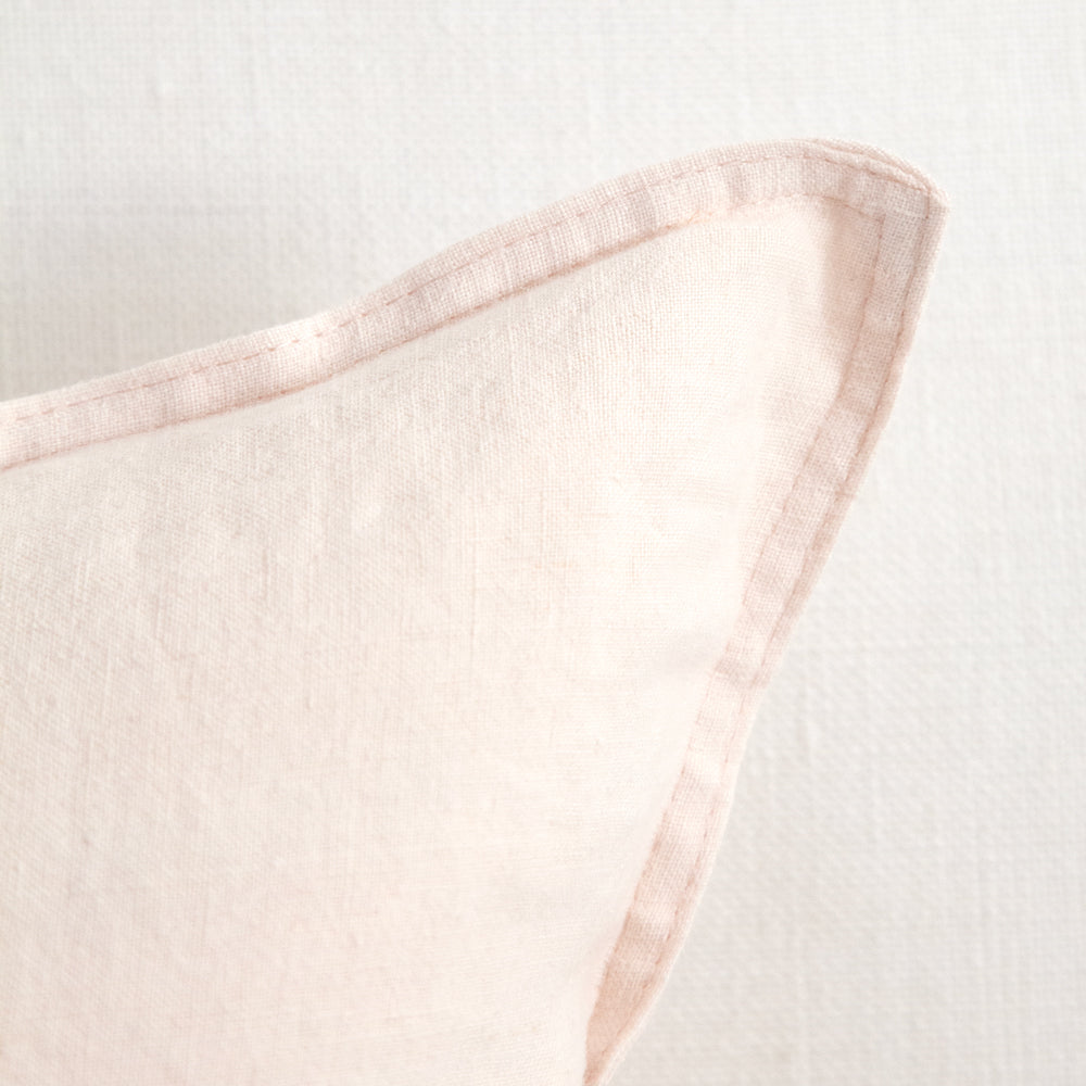 Blush Pink Linen Cushion - 40x60cm | Pepperwhites by Tara Dennis