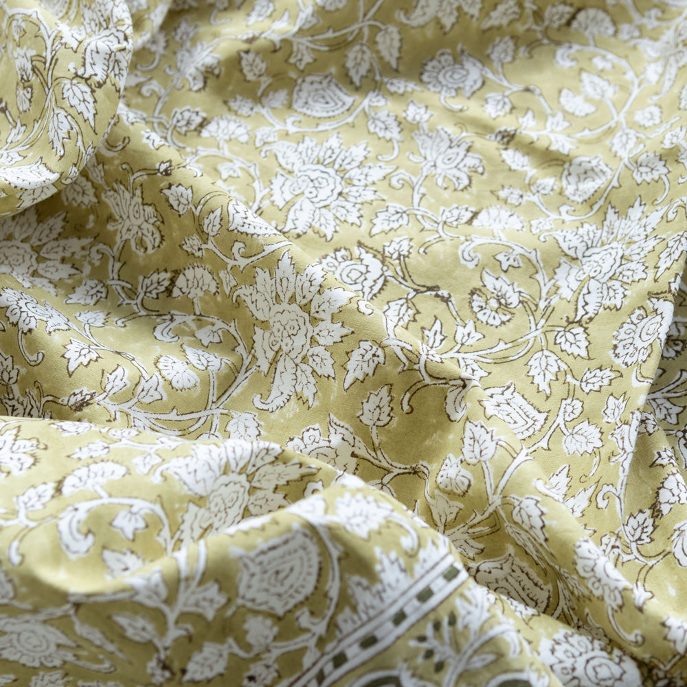 Chloe Block Printed Tablecloth | Pepperwhites by Tara Dennis