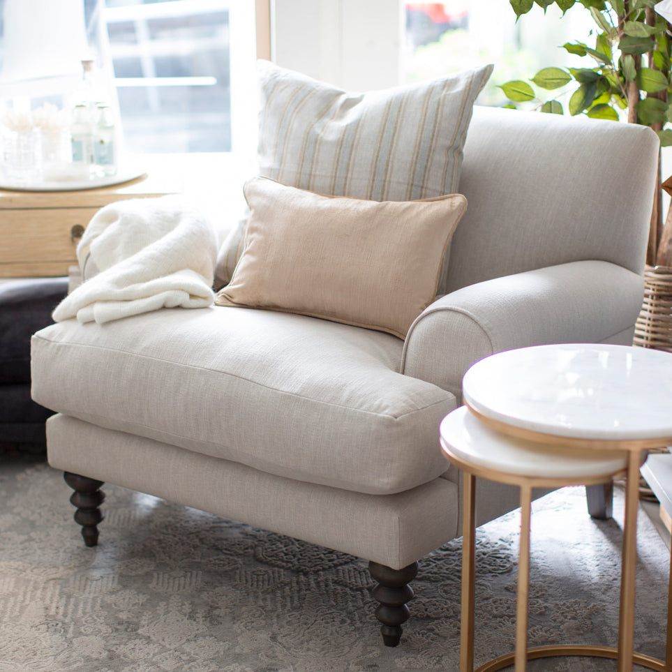 Molmic Coogee Armchair - Made to order – Pepperwhites by Tara Dennis