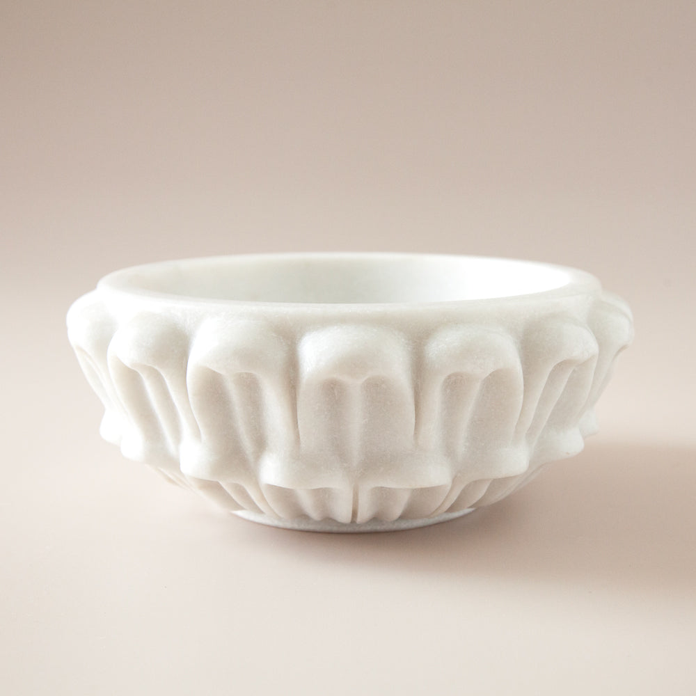 Marble Feather Bowl | Pepperwhites by Tara Dennis