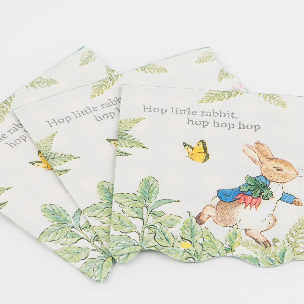 Peter Rabbit Party Napkins – Pepperwhites by Tara Dennis