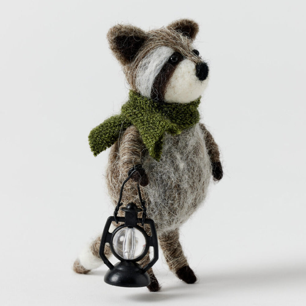 Ralph Felt Raccoon – Pepperwhites by Tara Dennis