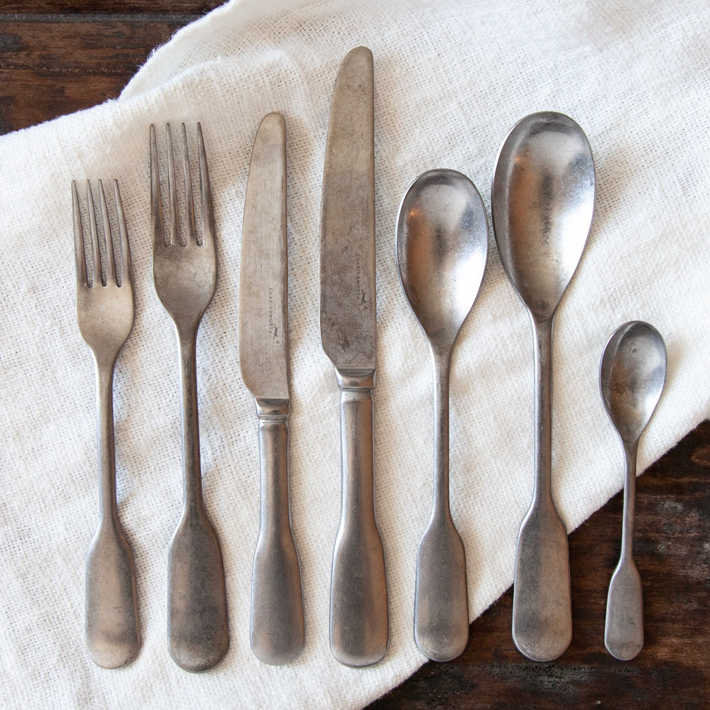 Fiddle Vintage Style Cutlery 7pc Set | Pepperwhites by Tara Dennis