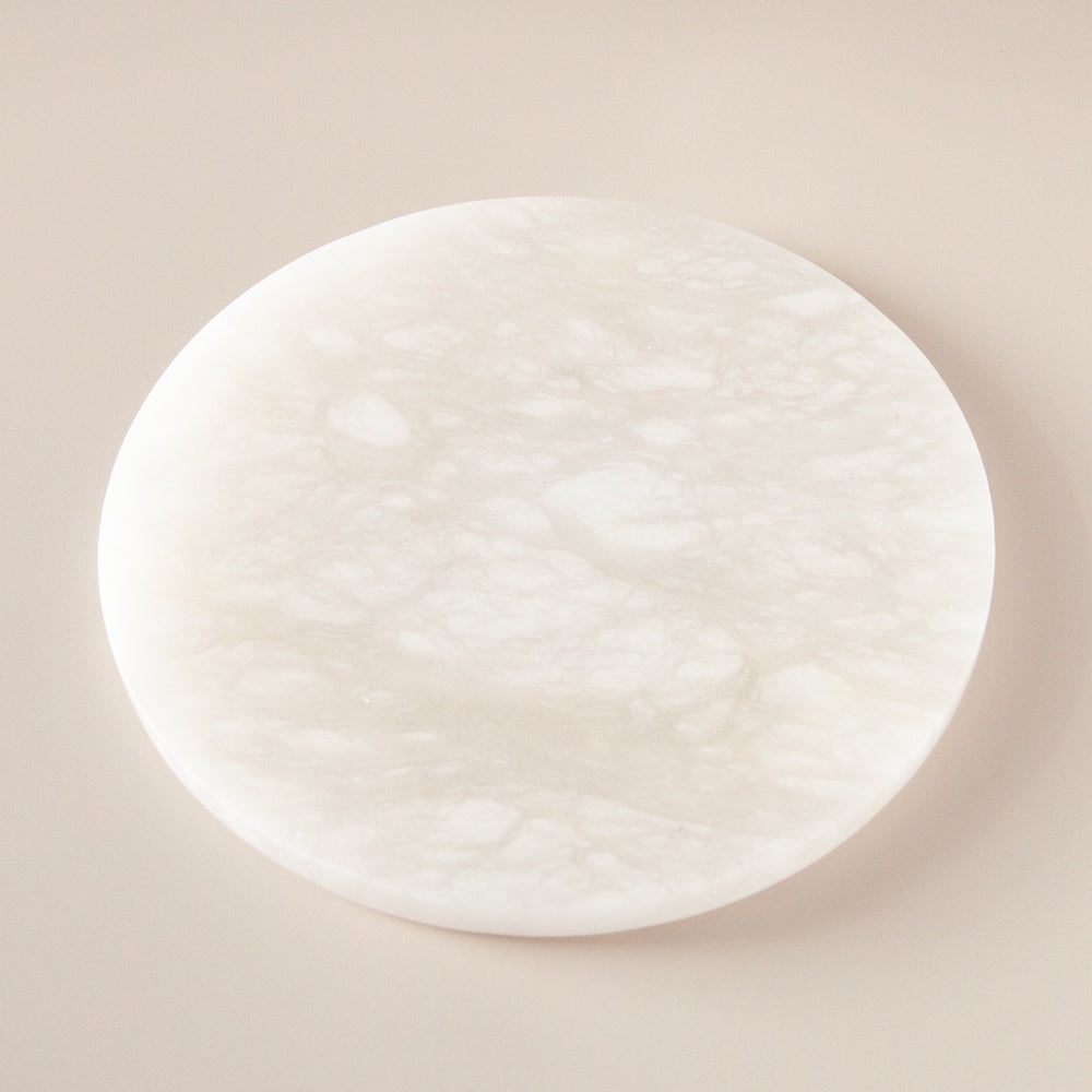 Alabaster Plate Medium | Pepperwhites by Tara Dennis